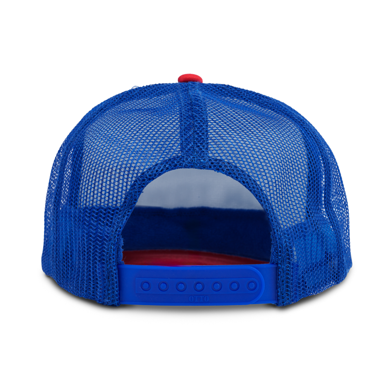 Best Smoke in Town Foam Trucker Cap - Red / White / Royal | Peg Leg Porker